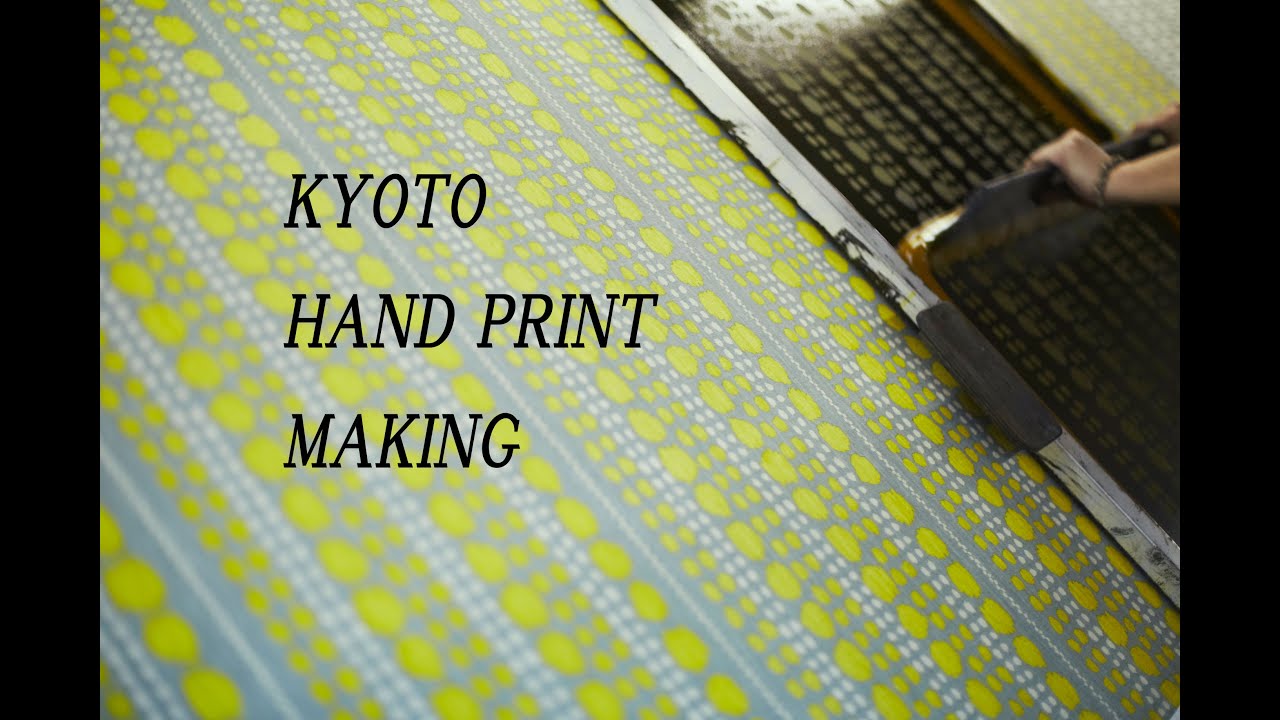 KYOTO HANDPRINT MAKING - YouTube