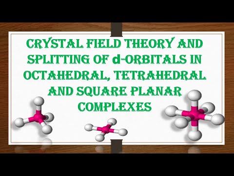 Crystal field Theory and Splitting of d-orbitals in Oh, Sp and Td ...