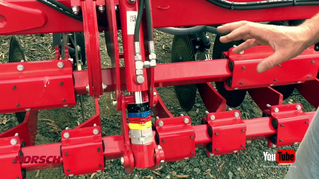 Horsch Sprinter NT - Hydraulic Draw Bar - YouTube