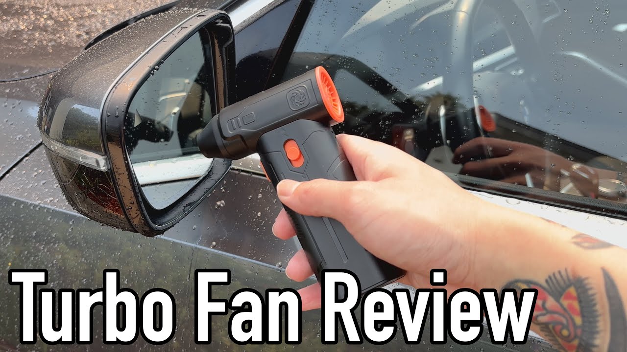 Can This Tiny Jet Air Blower Dry Your Car? $25 Amazon Turbo Fan Review ...