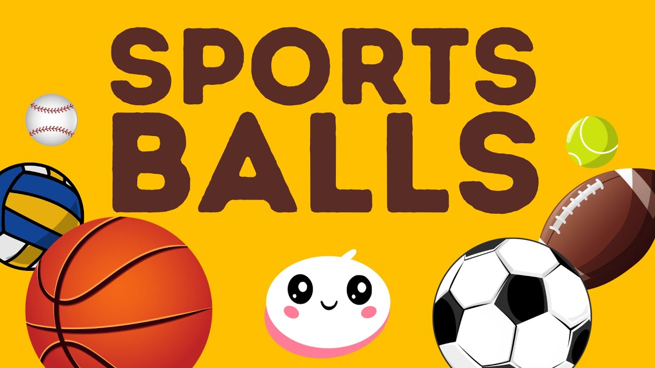 Sports Balls | Basic English Words | Learning for Kids | Kinder and ...