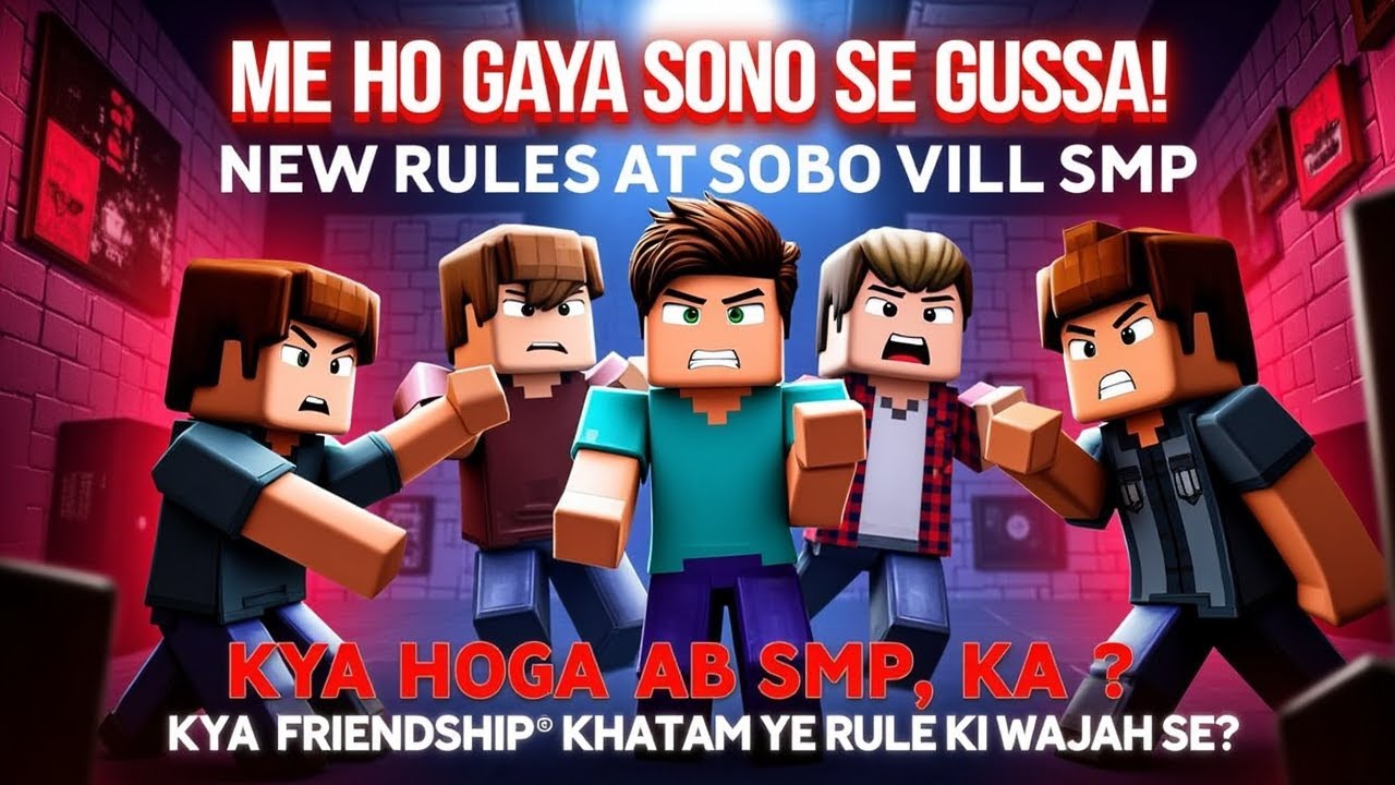 MINECRAFT - SOBOVILL SMP ME A GAYE RULES ! KYA HOGA AB SMP KA ...