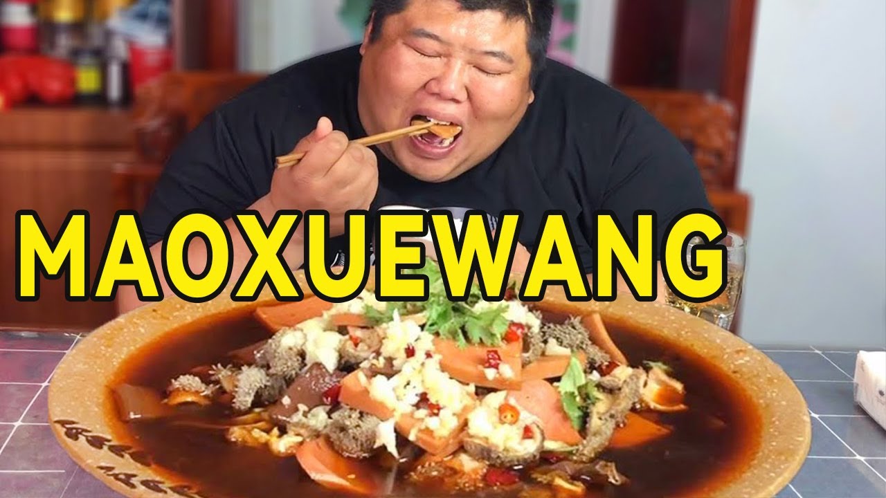 3 catties of sheep tripe,the fat brother cooks a pot of Maoxuewang ...