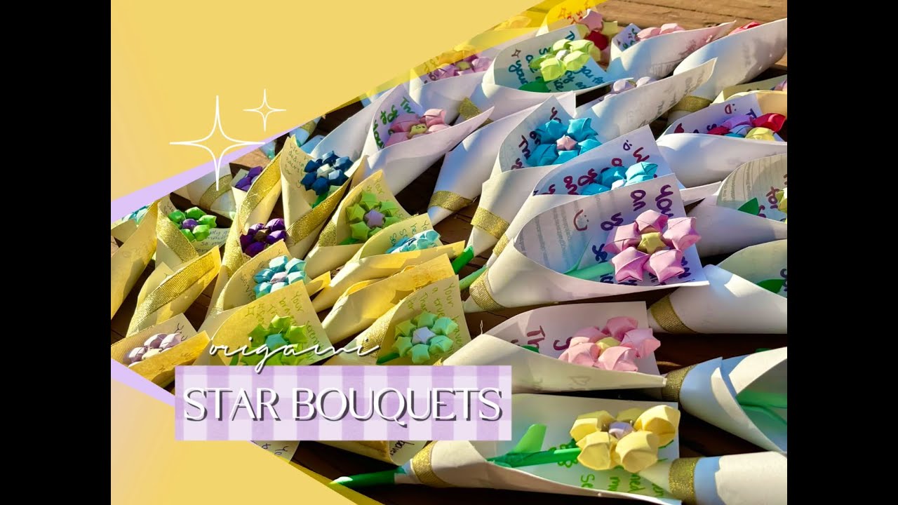 Origami Star Bouquet Tutorial | Stellar Wonderz ⭐️ - YouTube