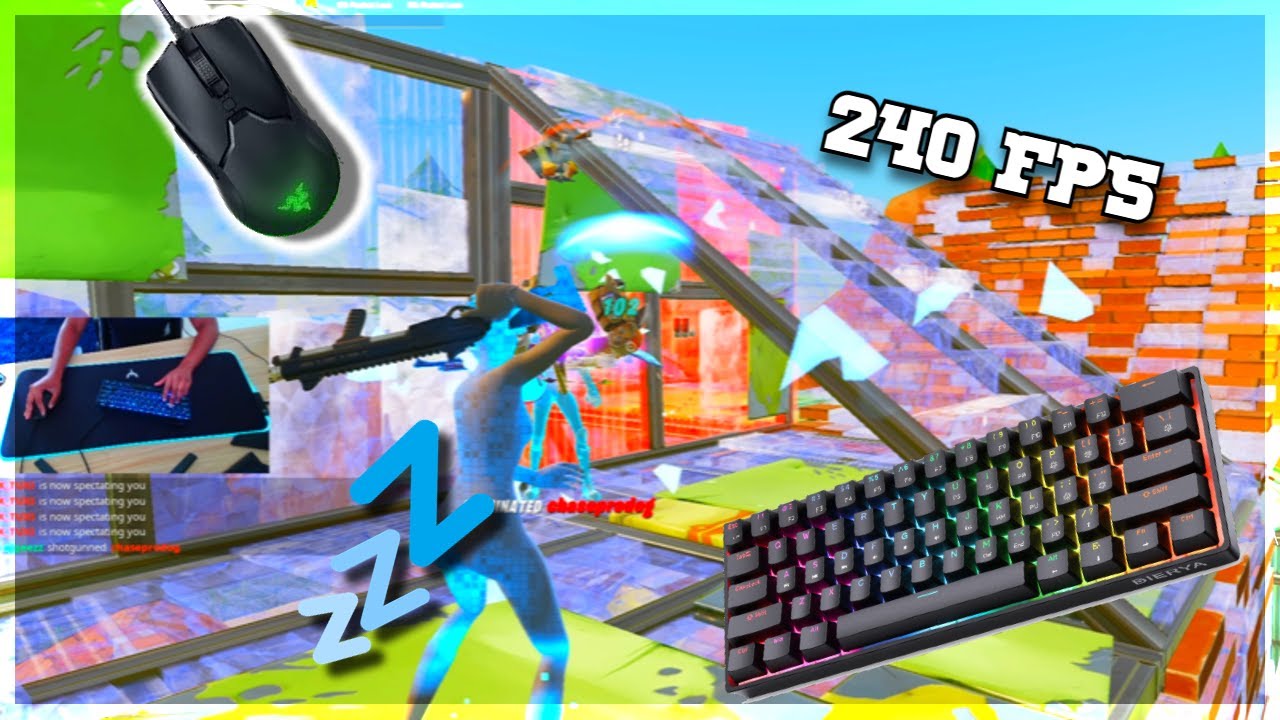 [ASMR 240FPS] 😍 Clicky Keyboard Sounds 😍 Chill Tilted Zone Wars ...