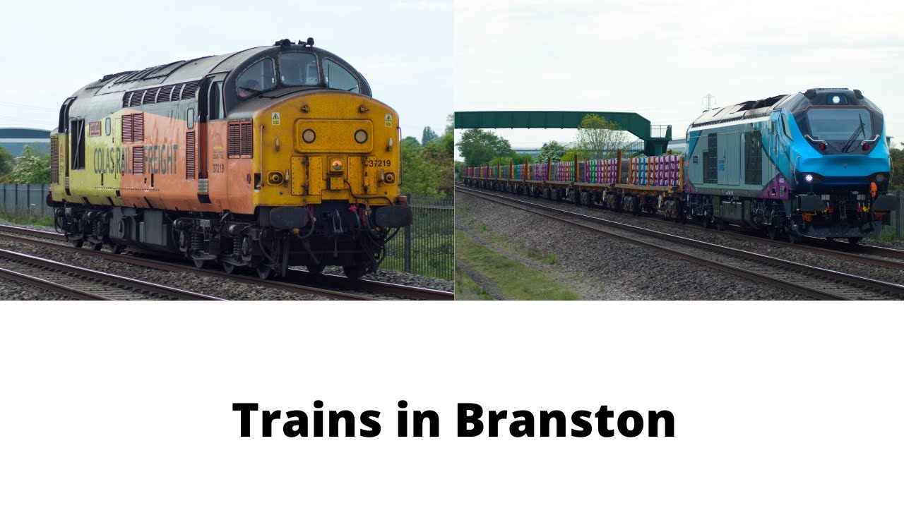 Trains in Branston Episode 1 - YouTube