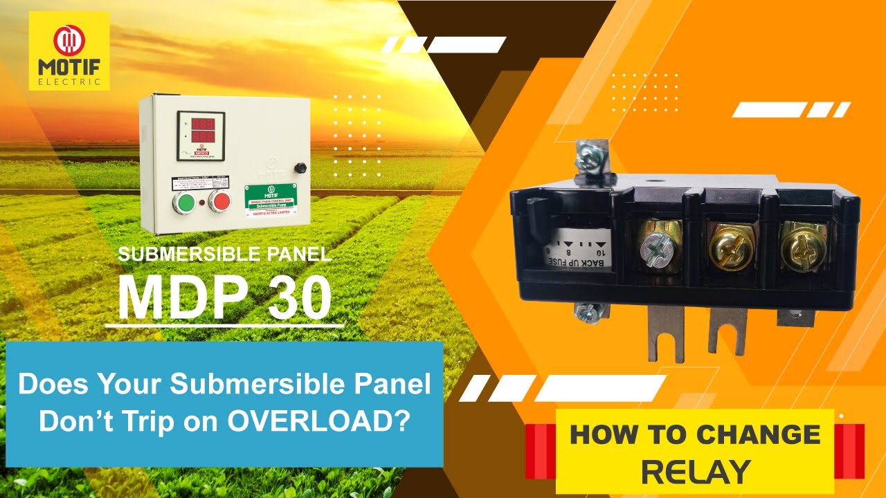 How To Set Thermal Overload Relay For Motor Starter | How to Change ...