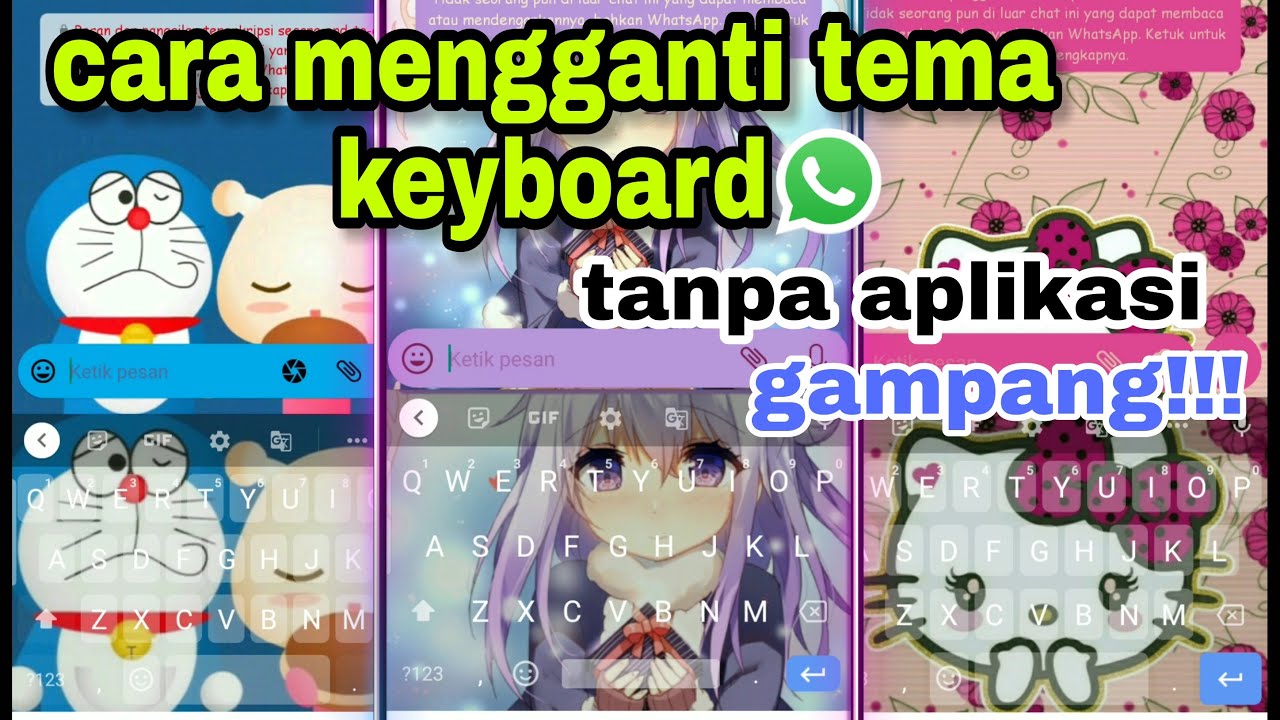 CARA MENGGANTI TEMA KEYBOARD - YouTube