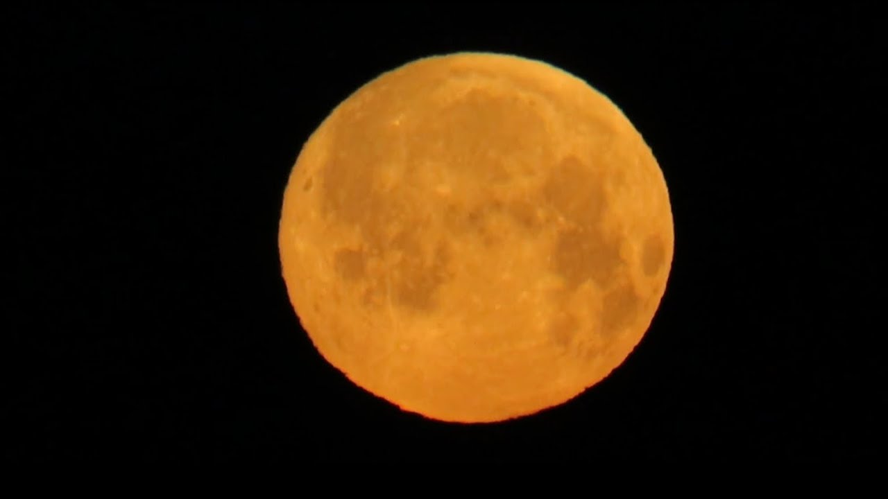 Full Wolf Moon Setting January 10th 2020 - YouTube