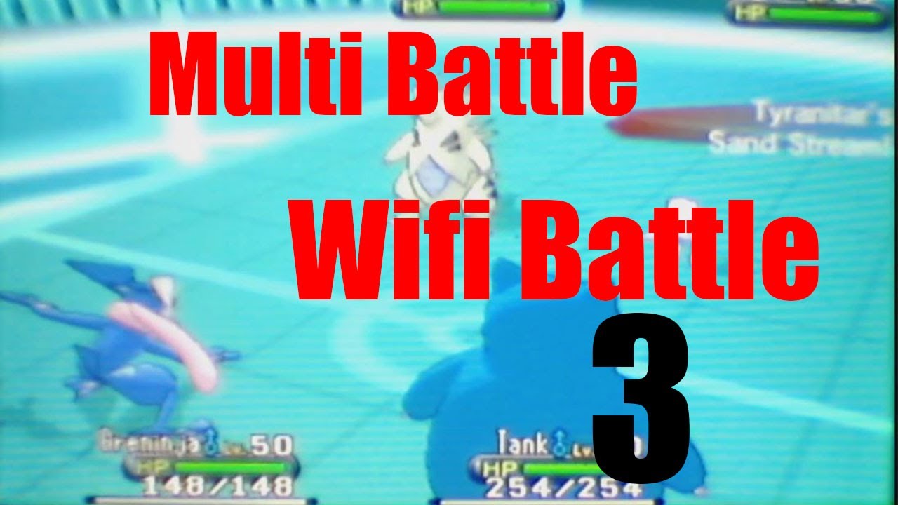 Pokemon Wifi Battle 3 Multi Battle - YouTube