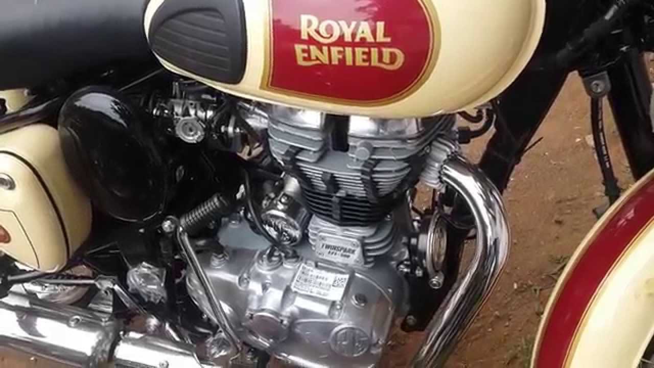 Royal Enfield Classic 500cc TAN colour- Full View - YouTube