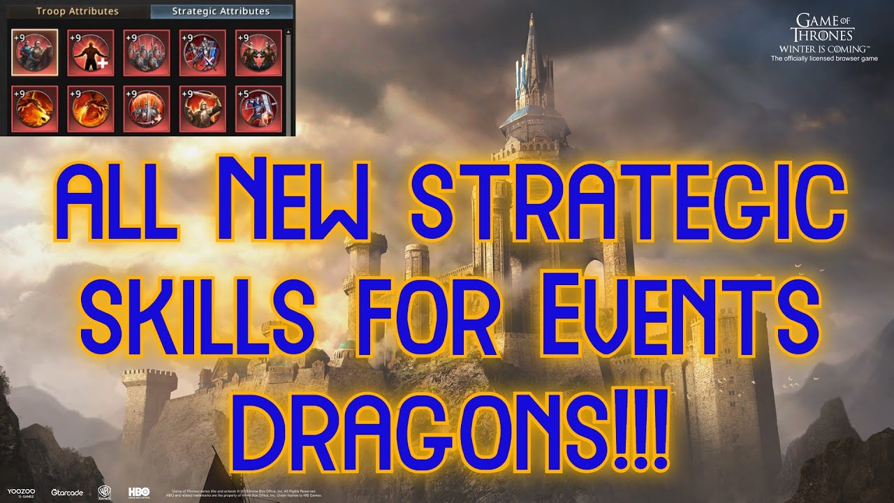 Gotwic, All New Strategic Skills on Dragon for events - YouTube