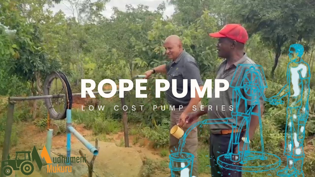 THE ROPE AND WASHER PUMP AS A LOW-COST FAMILY HANDPUMP - YouTube