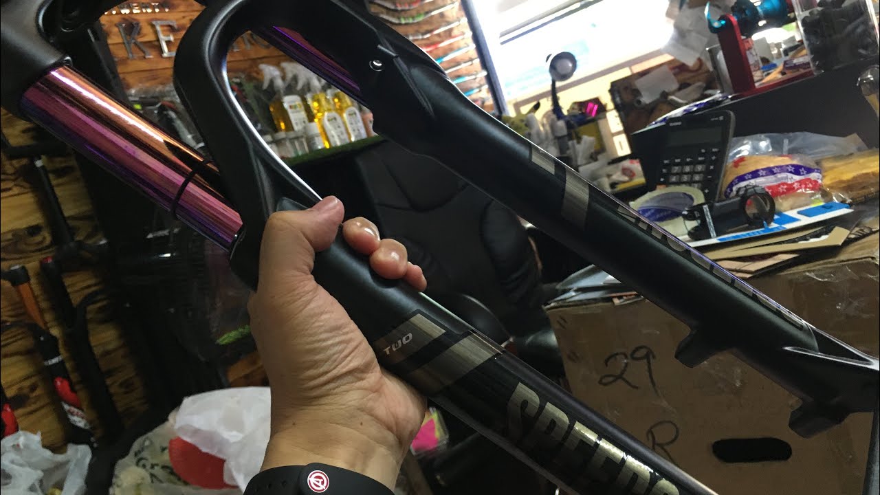 Oil Slick MTB Forks from Bolany and Speedone - YouTube