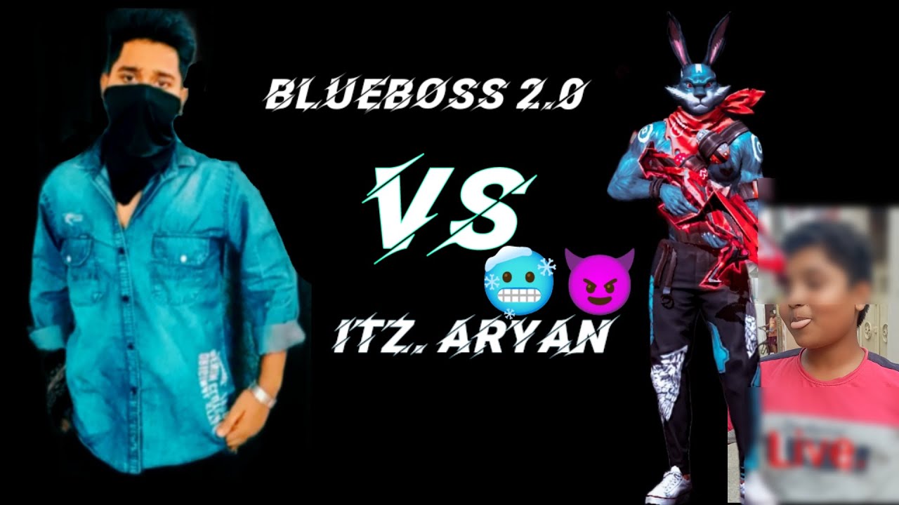 Blue boss 2.0 vs ITZ. ARYAN #customchallange#gaming. Boss Gamer 😎😈 1vs 1 - YouTube