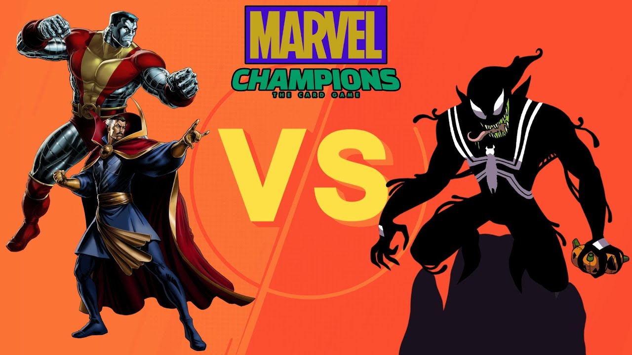 Marvel Champions, Dr Strange & Colossus vs Expert Venom Goblin - YouTube