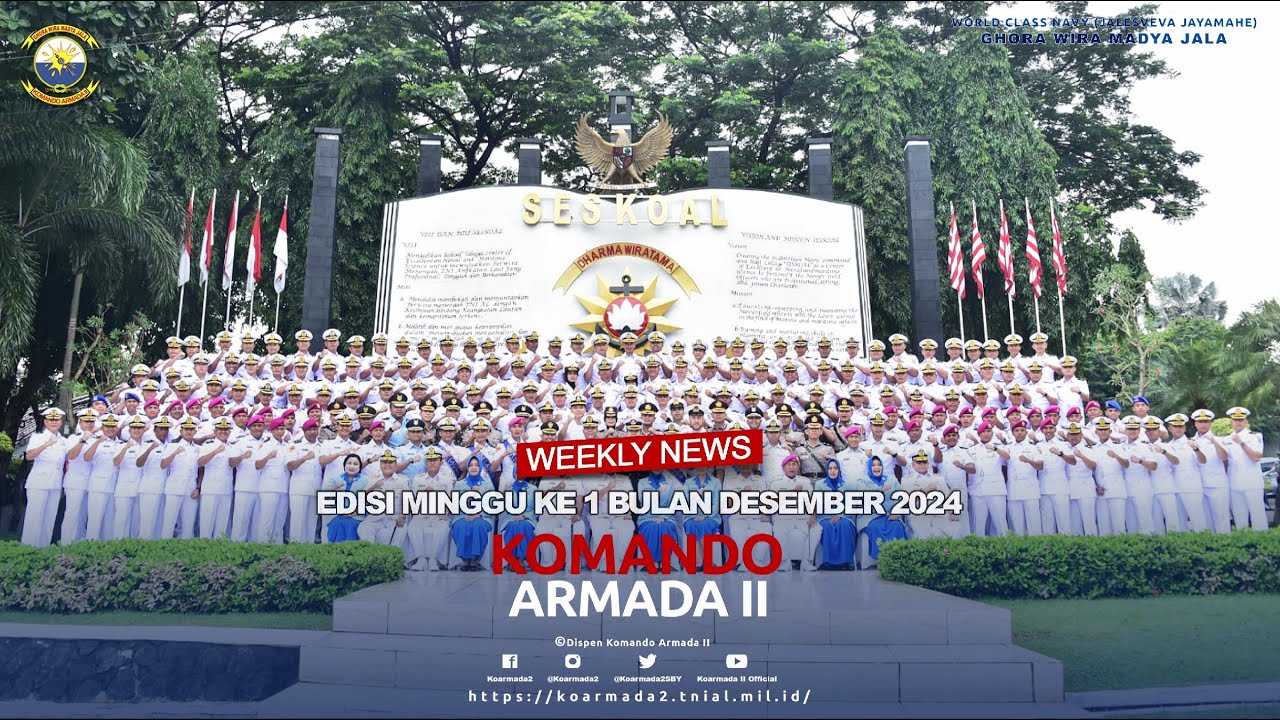 Weekly News Koarmada II Edisi Minggu Ke 1 Desember 2024 - YouTube