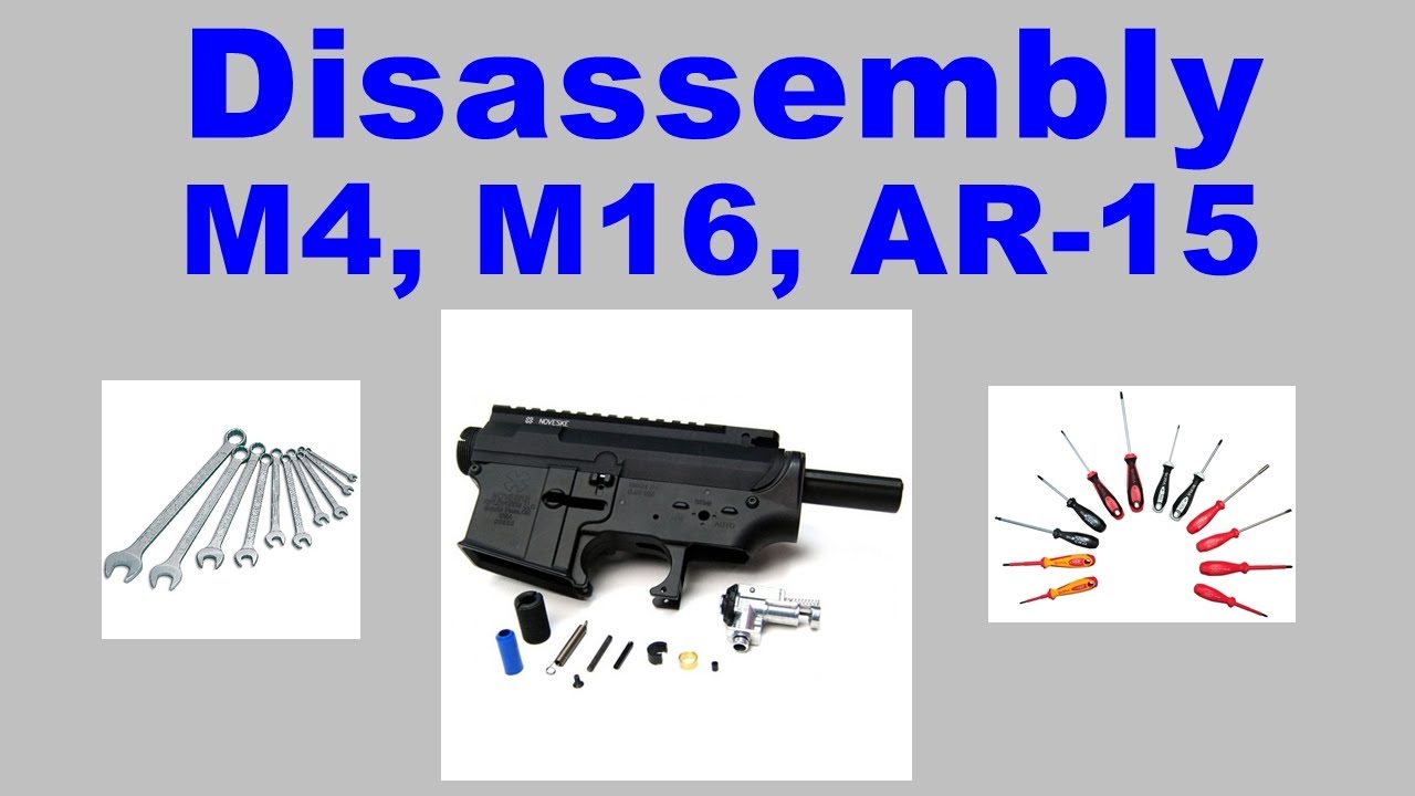 M4 + Co. zerlegen / disassembly - YouTube
