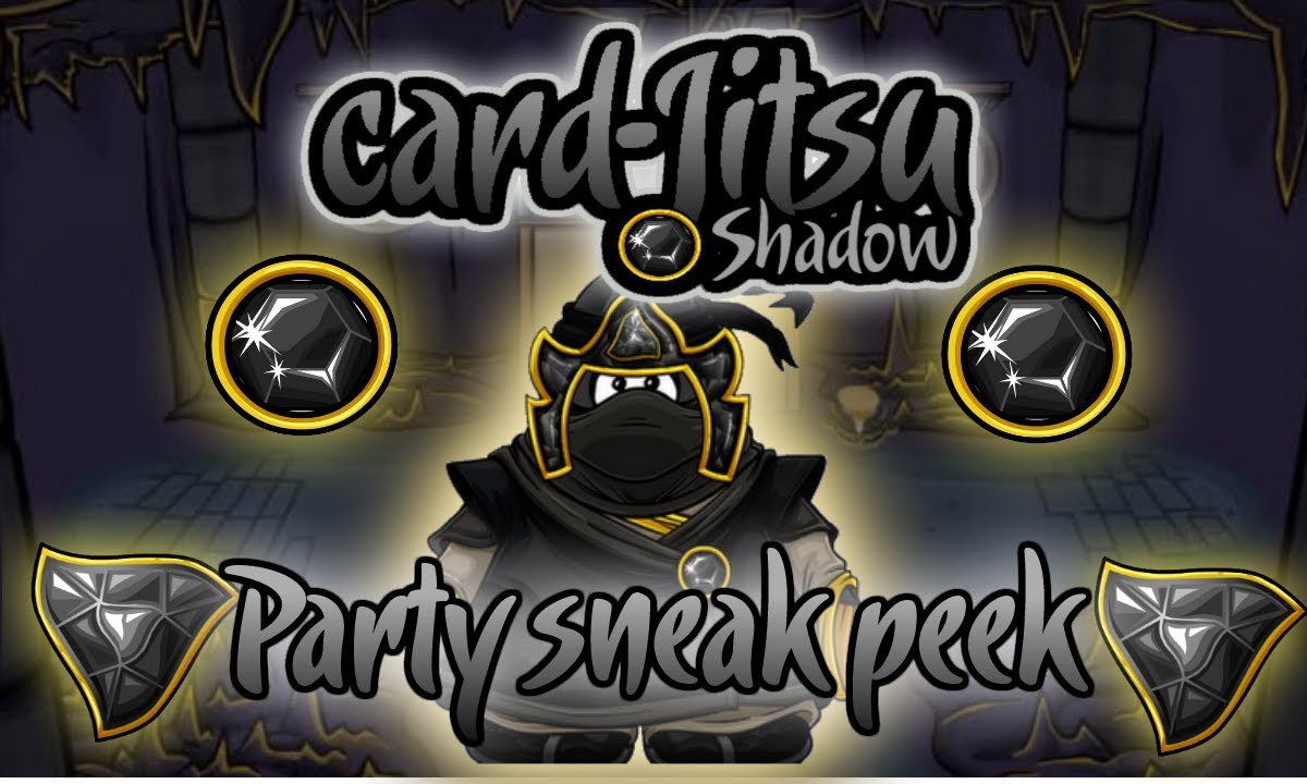 Club Penguin Card-Jitsu Shadow Party Sneak Peek - YouTube