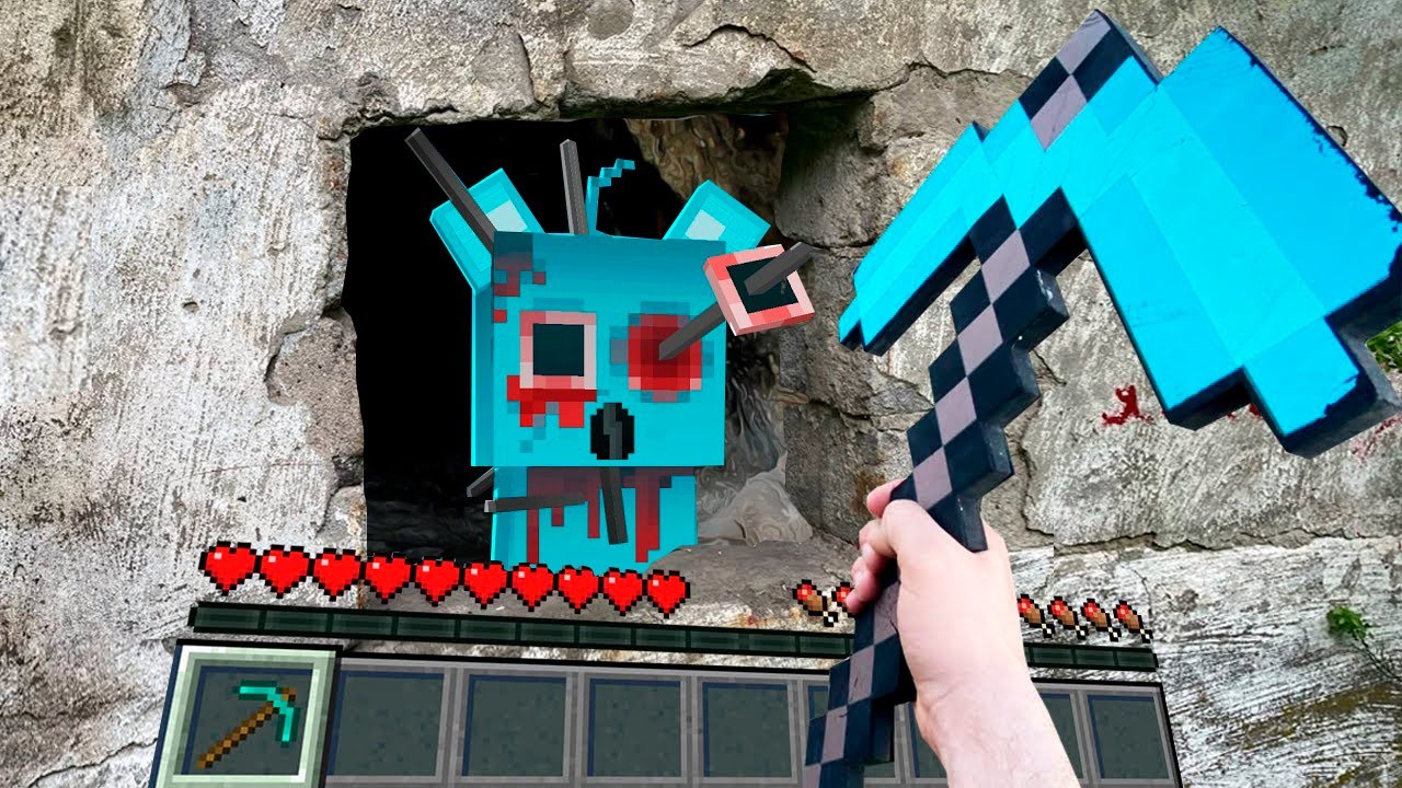 Minecraft in Real Life POV SPRUNKI Mode in Realistic Minecraft 創世神第一人稱 ...