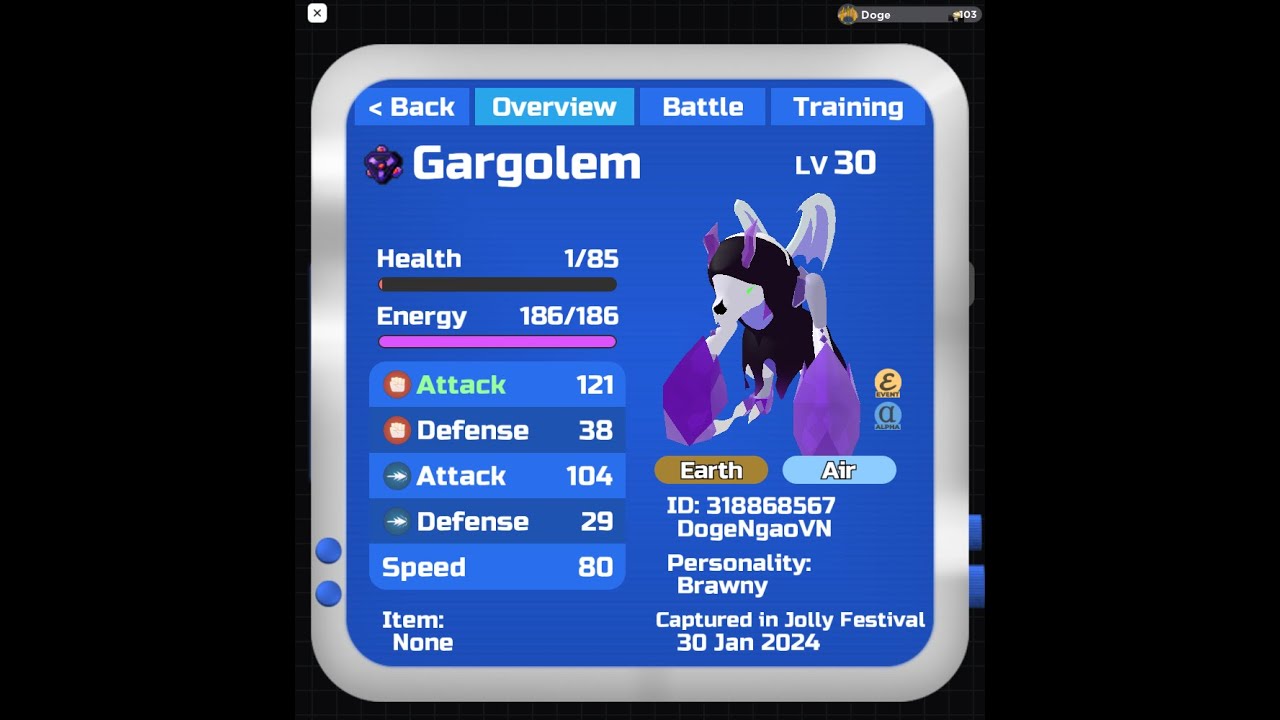 Alpha attack form Gargolem found | Roblox Loomian Legacy - YouTube