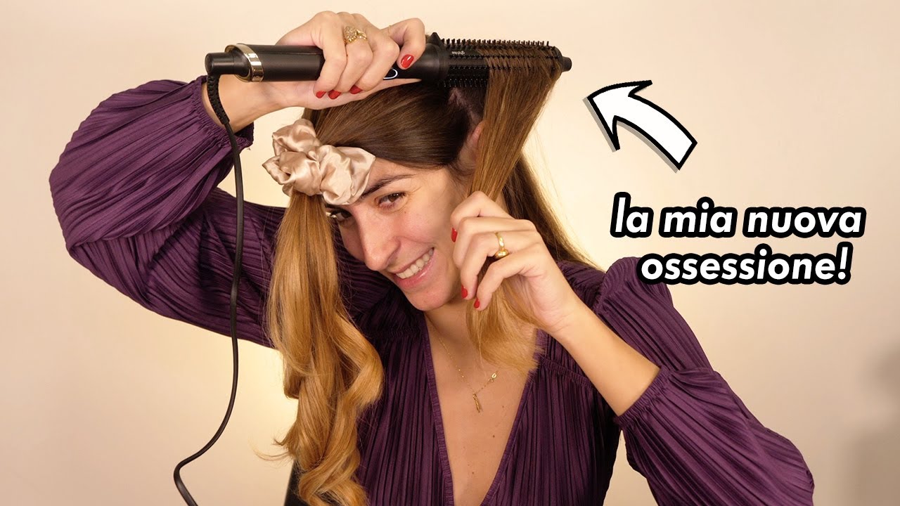 UNA PIEGA NATURALE CON UNO STYLER GENIALE 👸🏼 || LaRetrò - YouTube