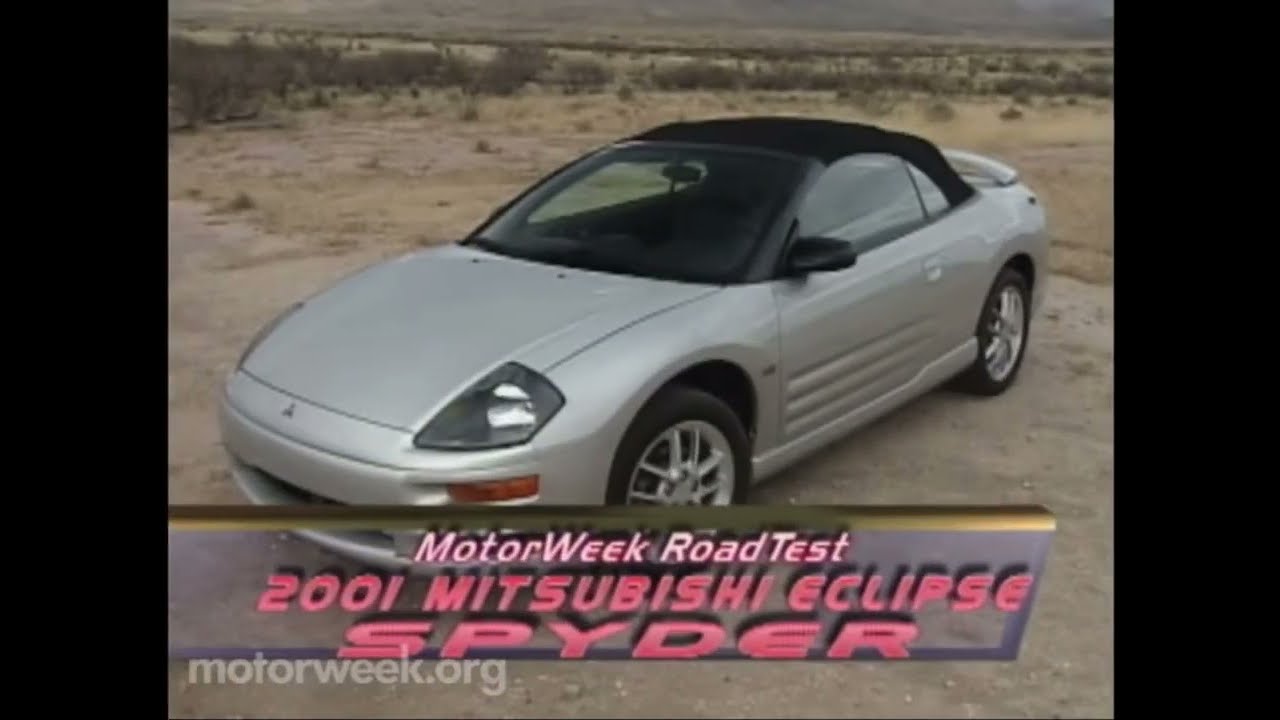 Motorweek 2001 Mitsubishi Eclipse Spyder Road Test - YouTube