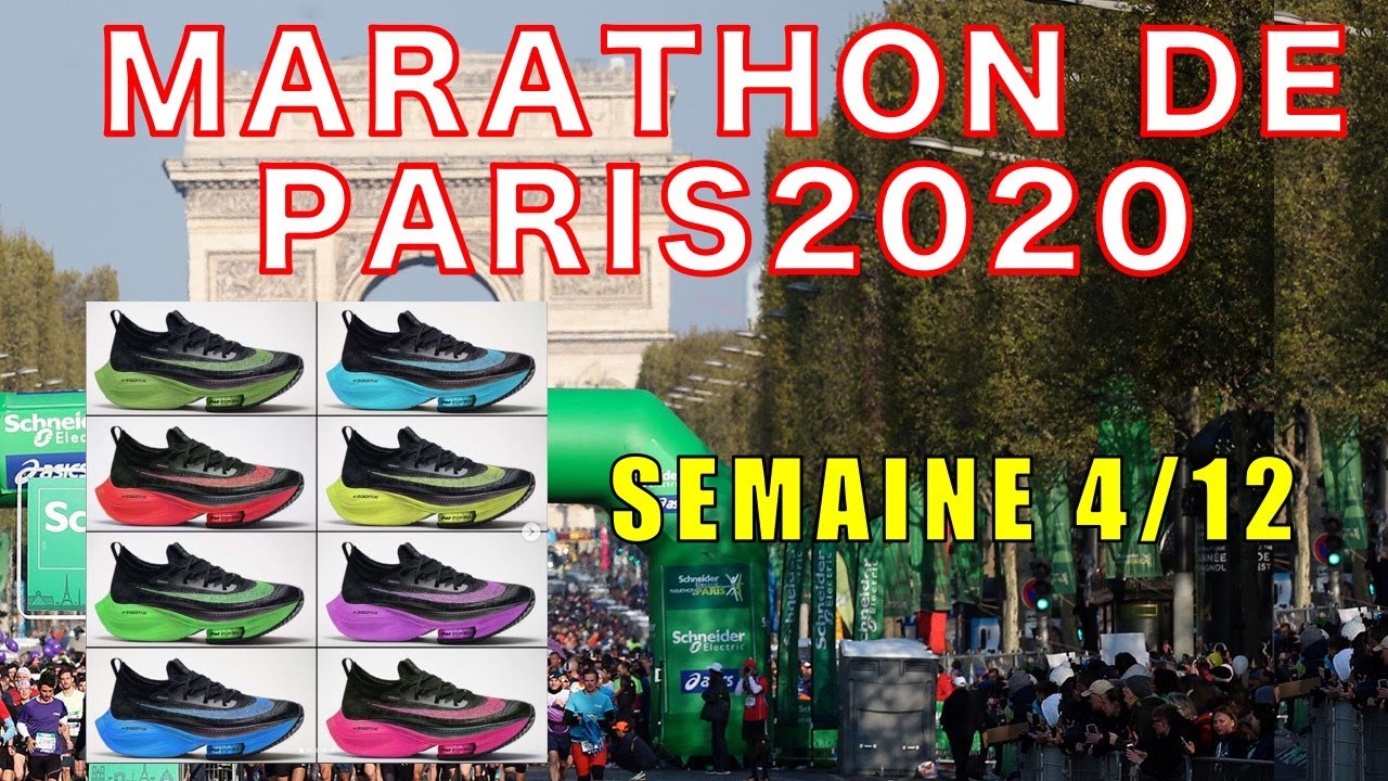MARATHON DE PARIS 2020 - SEMAINE 4 - YouTube