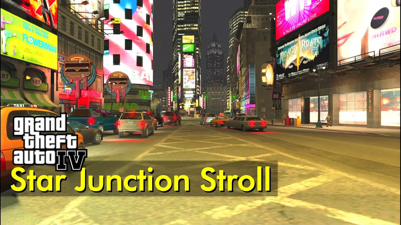 Strolling in Star Junction & The Triangle | Just Walking | GTA IV - YouTube