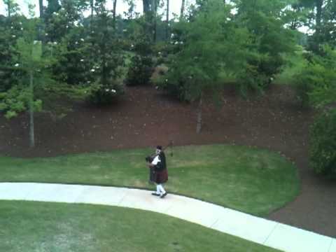 Bagpipes at Ross Bridge - YouTube