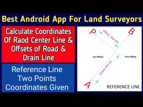 How to Calculate Coordinates of Road Center Line, Road Offsets, Drain ...