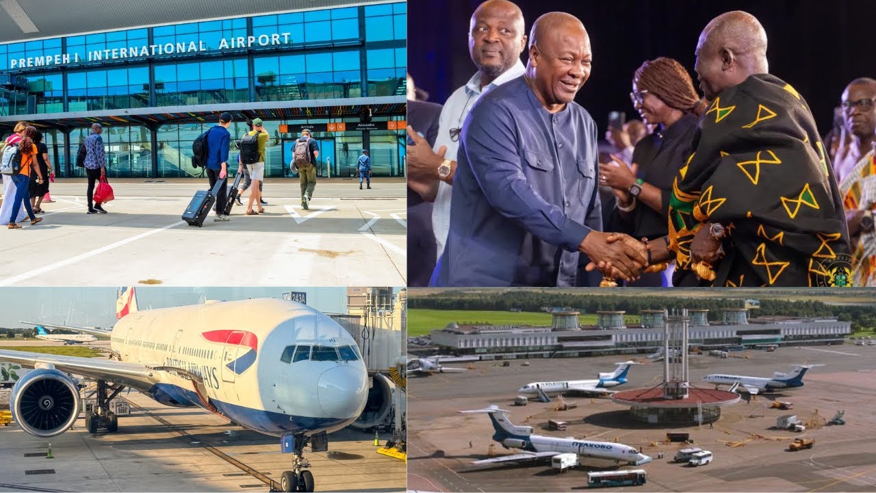 Exciting! Mahama Begins Expansion of Prempeh 1 Airport Runway to ...