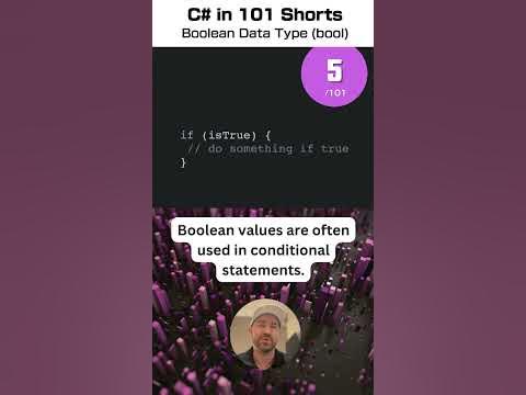 Boolean Data Type (bool) - C# for .NET in 101 Shorts - 5 /101 - YouTube