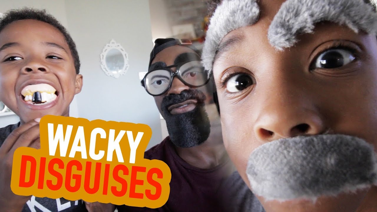 CRAZY KIDS BEARDED WACKY DISGUISE KIT FUN TIME | KidsToyTube - YouTube