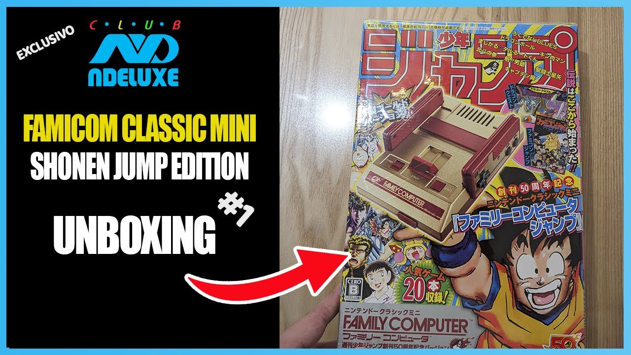 Unboxing #1 - Nintendo Famicom Classic Mini Shonen Jump Edition - Club ...