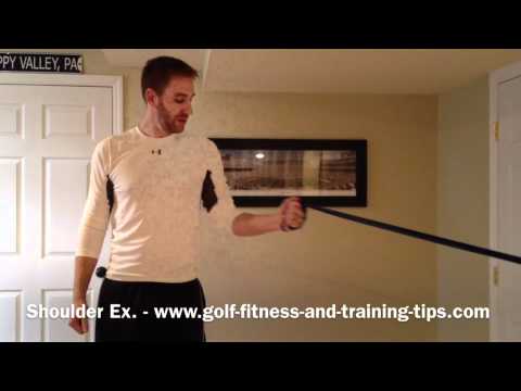 Shoulder Strengthening For Golf - YouTube