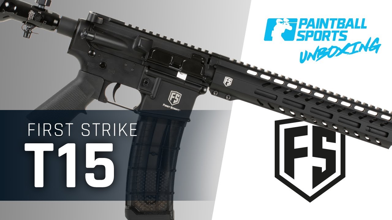 UNBOXING | FIRST STRIKE T15 - Der reellste Paintball Markierer! - YouTube