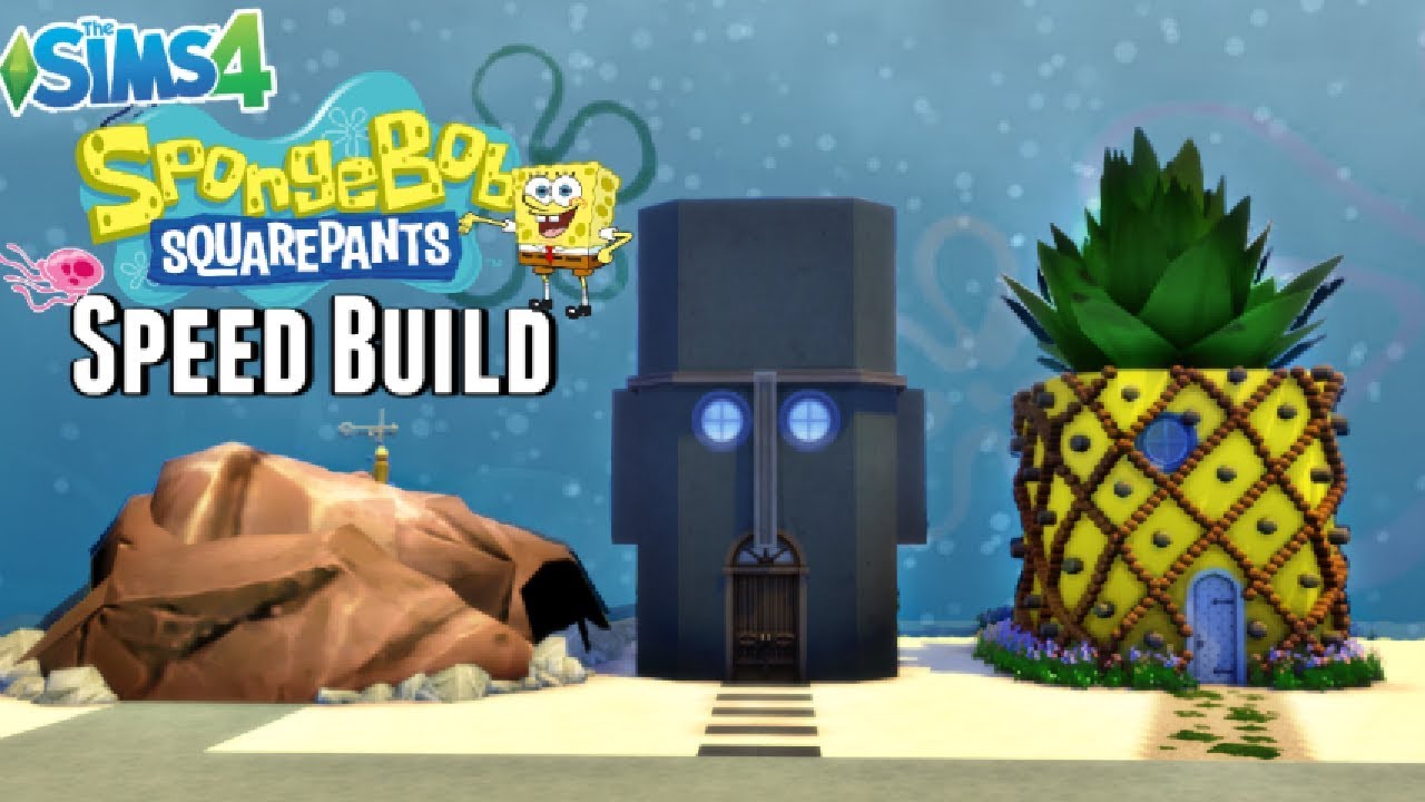 Sims 4: SpongeBob SquarePants Speed Build- Bikini Bottom Series - YouTube