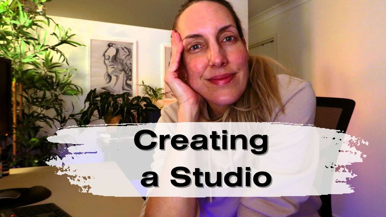 Office clean up (creating a studio) - YouTube