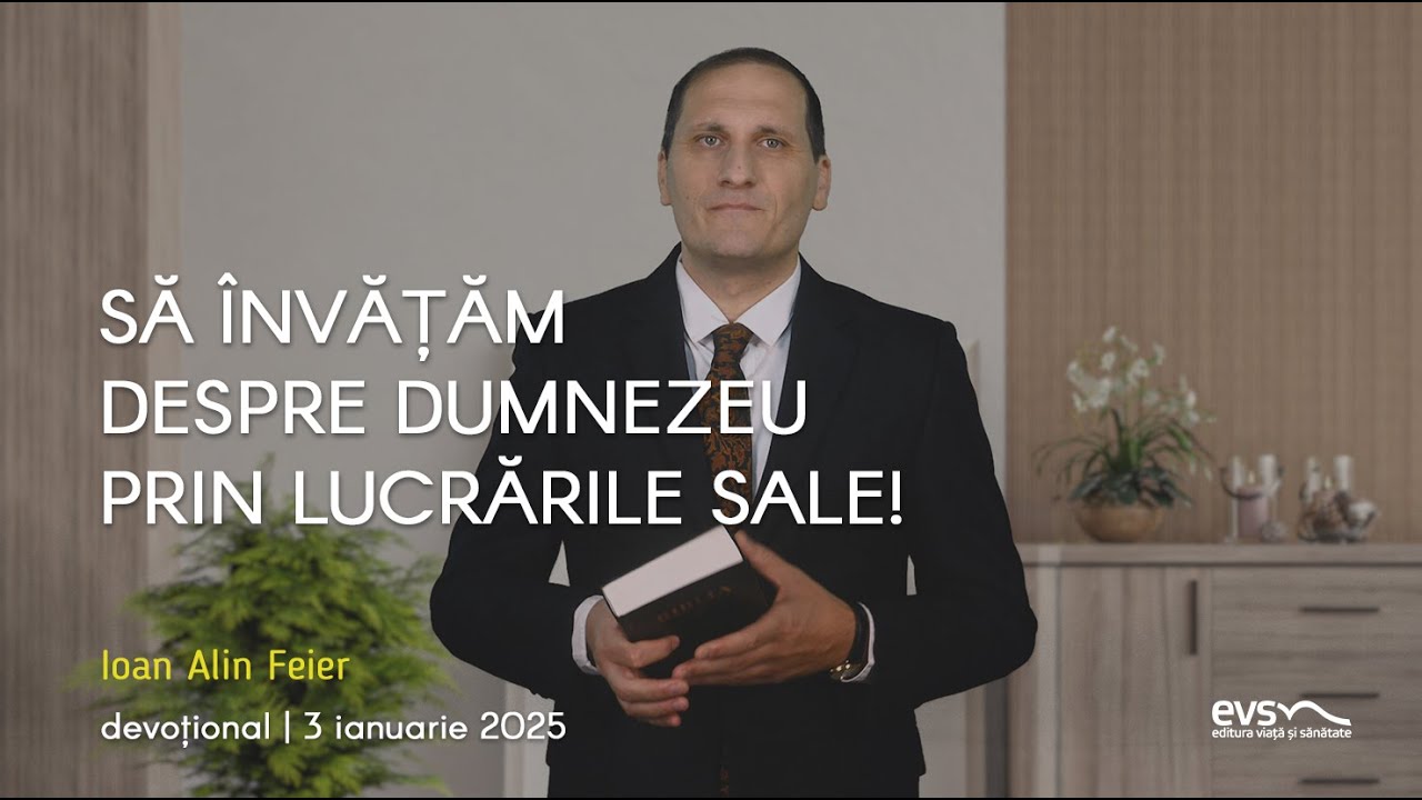 Devoțional | 3 ianuarie 2025 | Ioan Alin Feier - YouTube