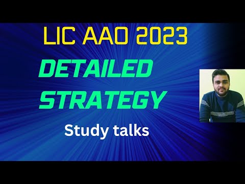Lic AAO | 30 Days strategy | Study talks - YouTube