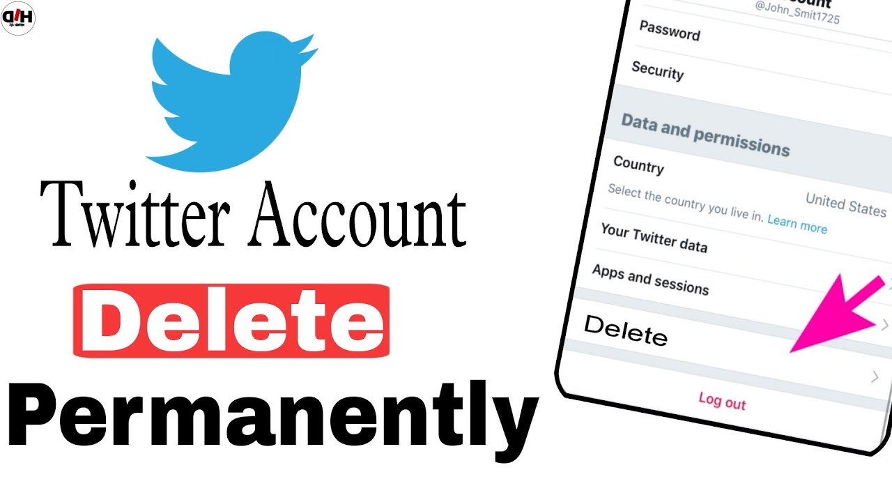 How to delete twitter account permanently in 2023 - YouTube