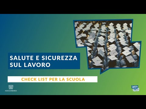 Safety First Check list per la scuola - YouTube