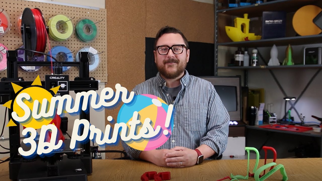 5 Useful Summer 3D Prints from Micro Center - 3D Printable Tools - YouTube