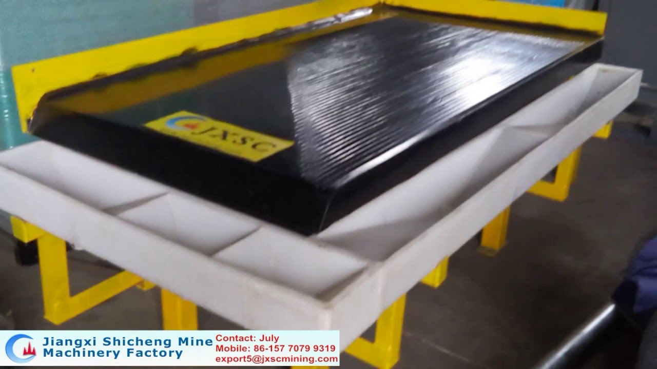 LY2100 new type shaking table JXSC-July - YouTube