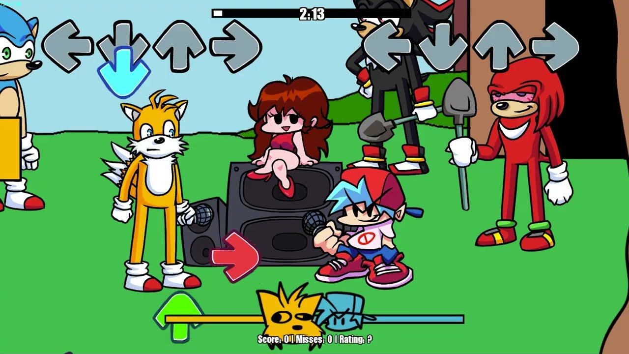 FNF Character Test | Gameplay VS Playground | TrollFace, Sonic, Tails ...