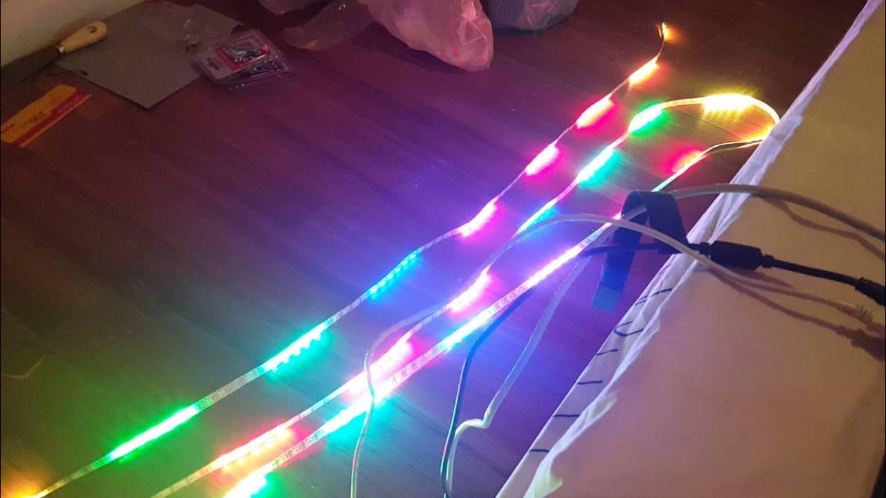 FastLED + adafruit neopixel library - YouTube