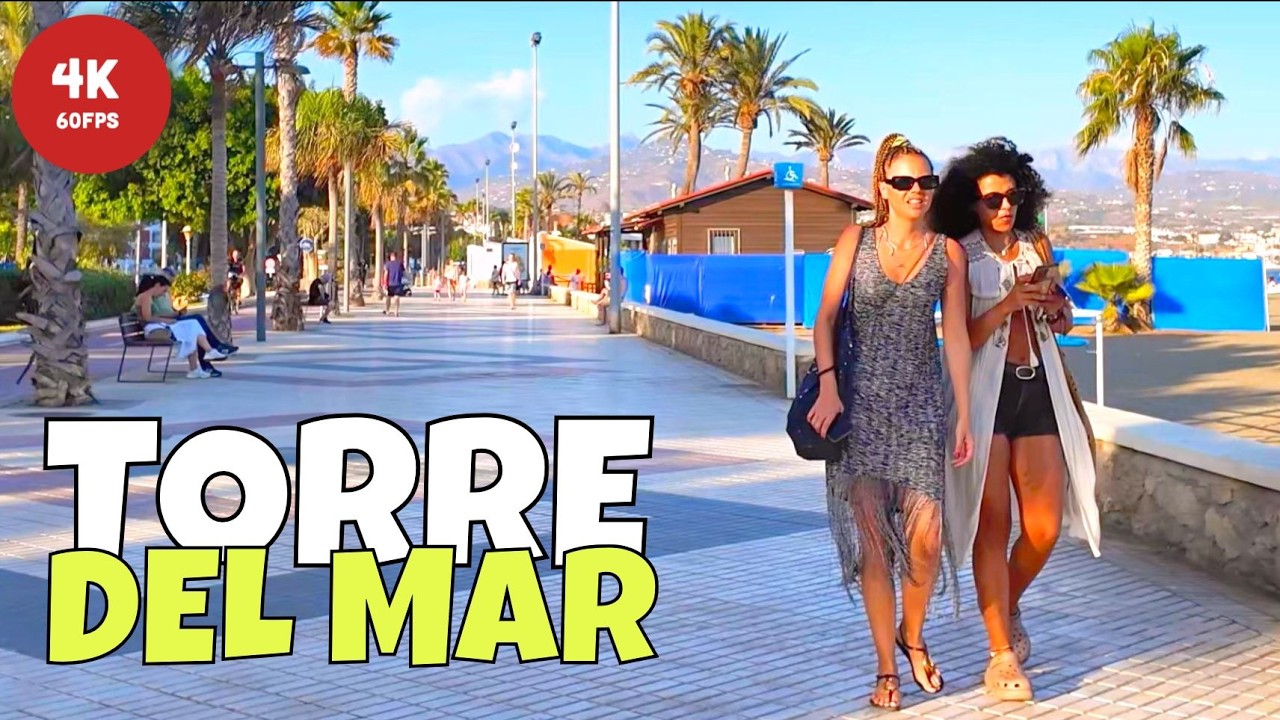 ☀️ Torre Del Mar 🇪🇸 Chill Coastal Town In Spain [4K 60FPS] Axarquia ...