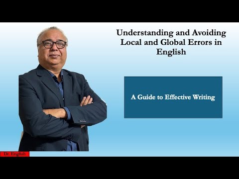 Local and Global Errors in Writing Essays in English - YouTube