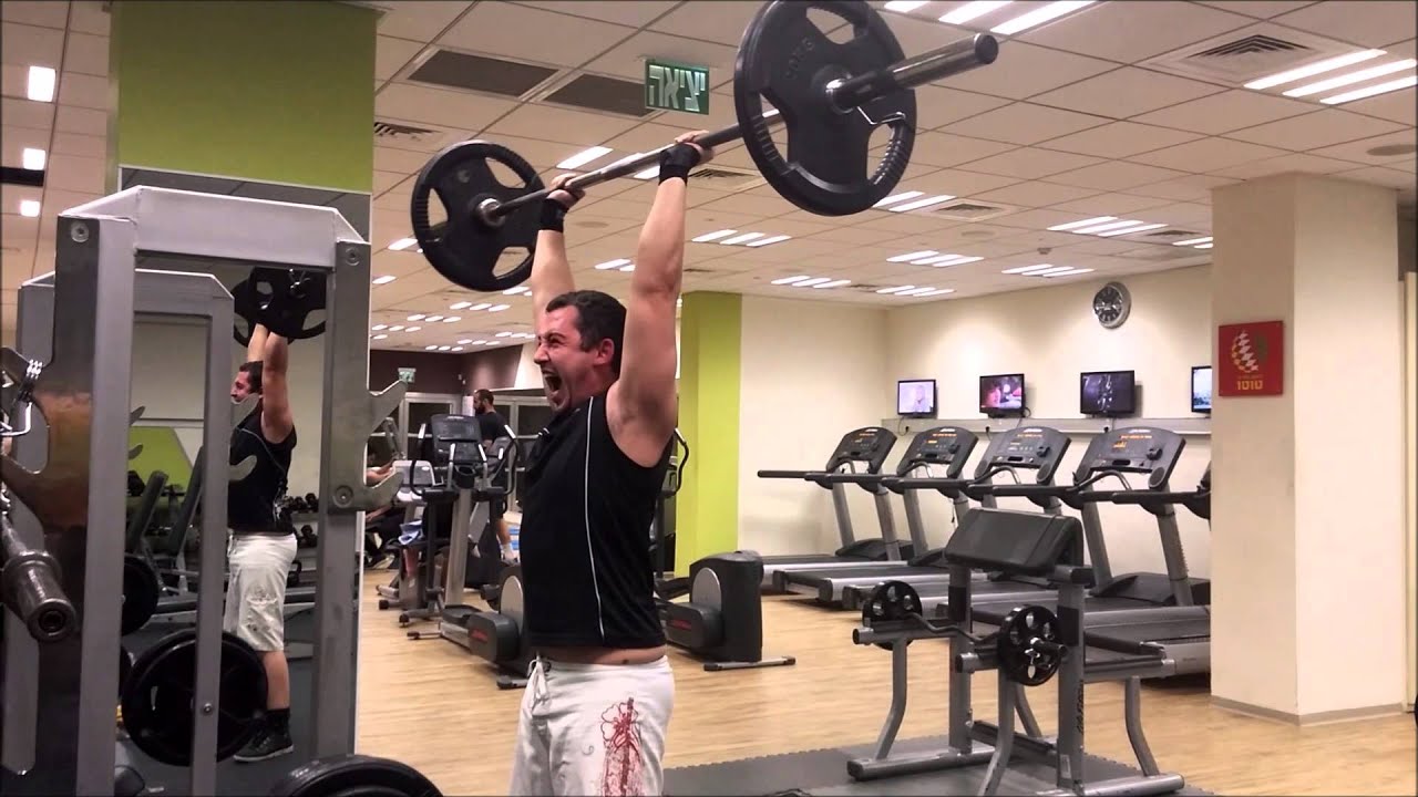 Front Squats Overhead Press Deadlift Madcow Workout - YouTube